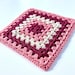 Red Granny Square Crochet Pattern Easy Crochet Pattern Crochet Square ...
