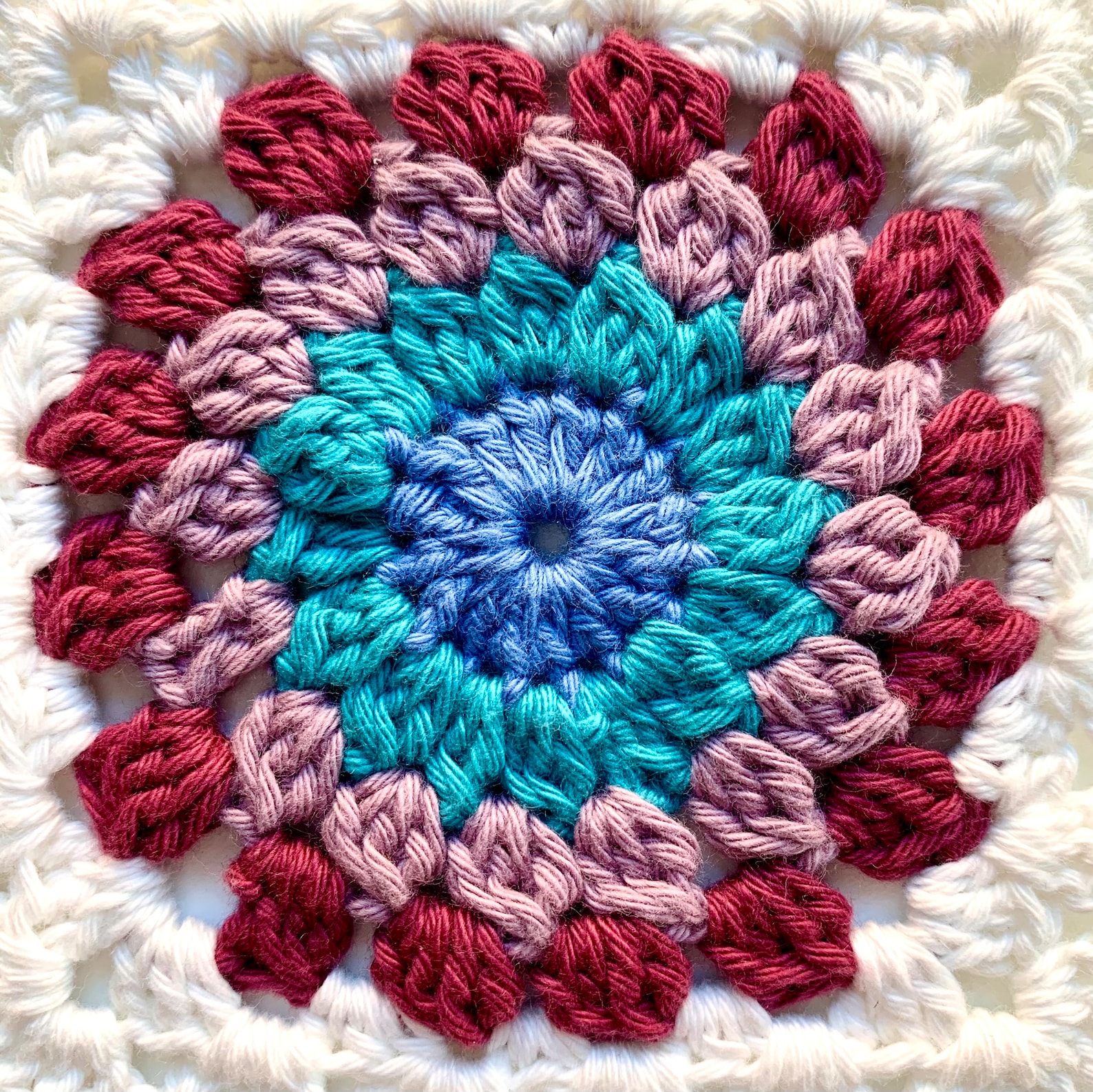 Crochet Mandala Granny Square Crochet Patterns Learn to Crochet Mandala ...