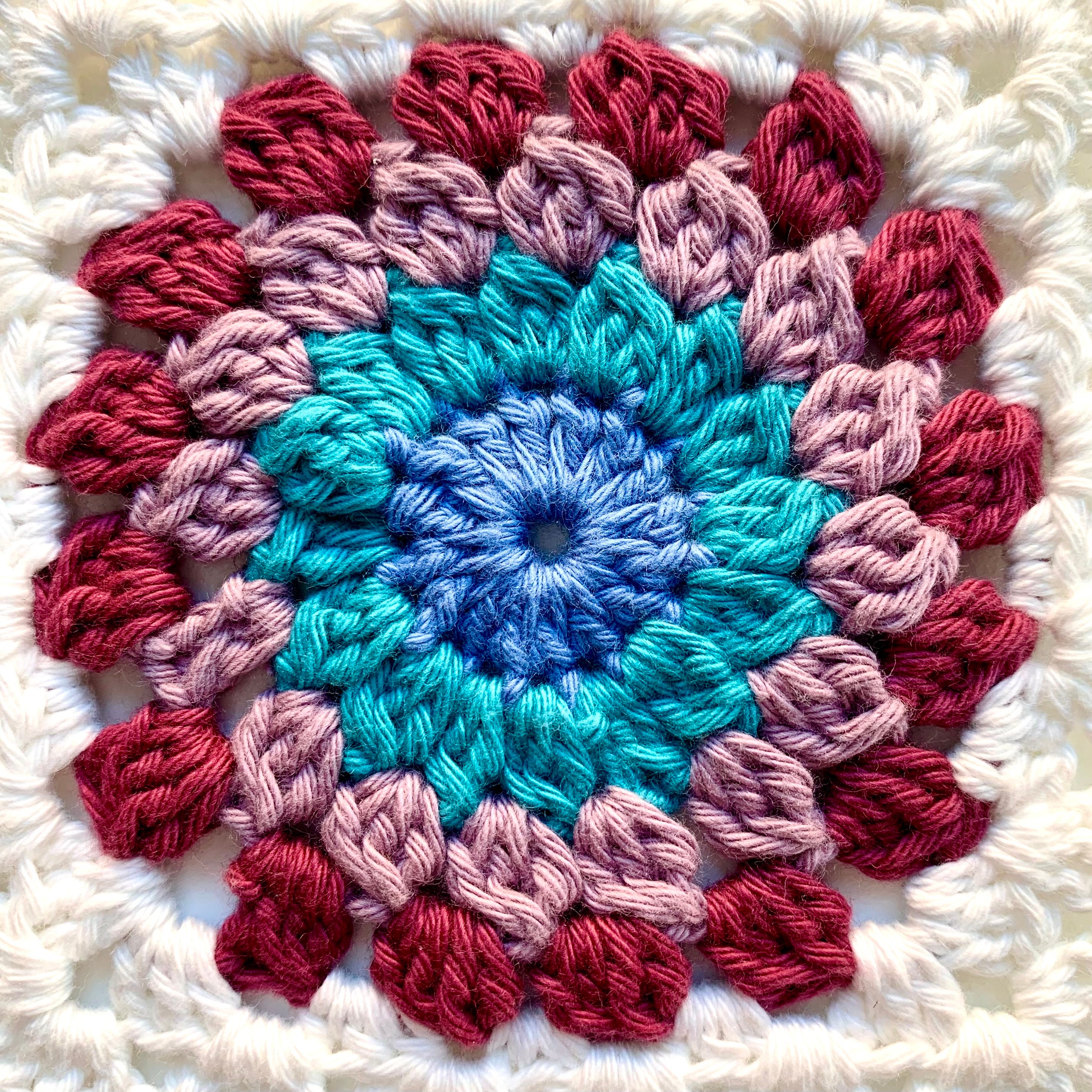Crochet Mandala Granny Square Crochet Patterns Learn to Crochet Mandala ...