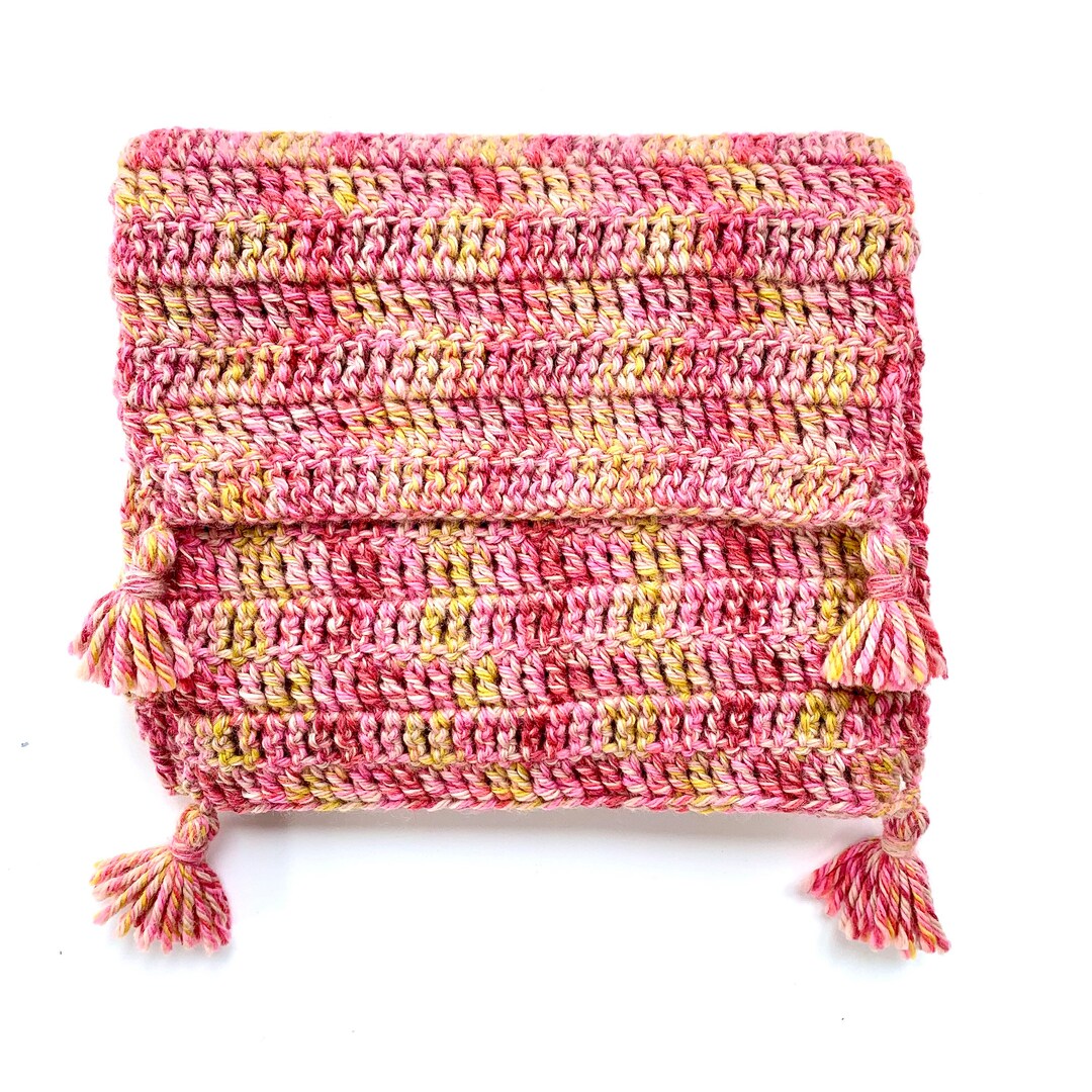 Pink Crochet Scarf Pattern | Easy Crochet Patterns | Learn to Crochet ...