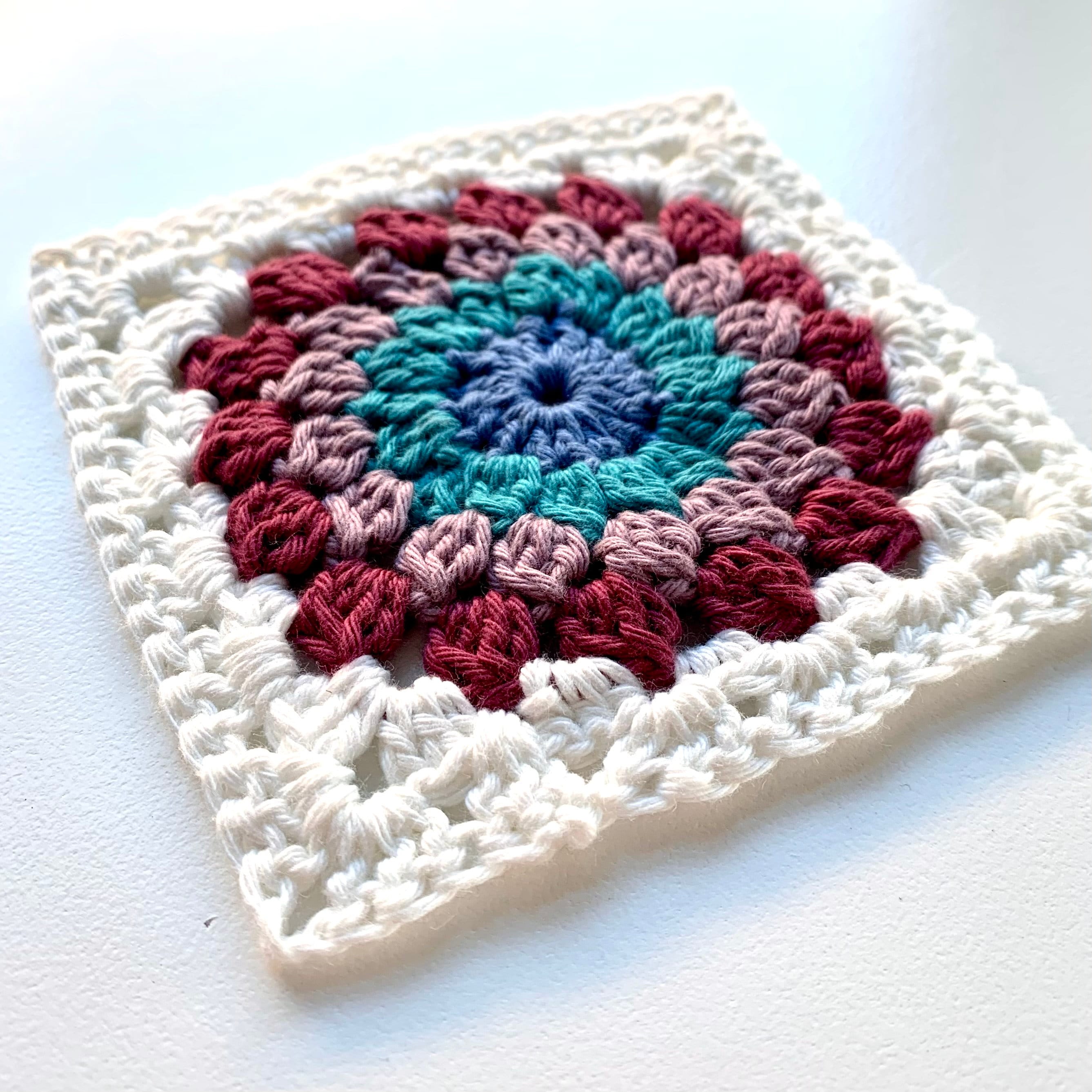 Crochet Mandala Granny Square Crochet Patterns Learn to Crochet Mandala Square for A Crochet ...