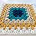 Blue Granny Square Pattern | Beginner Crochet Patterns | Ocean Blue ...