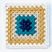 Blue Granny Square Pattern | Beginner Crochet Patterns | Ocean Blue ...