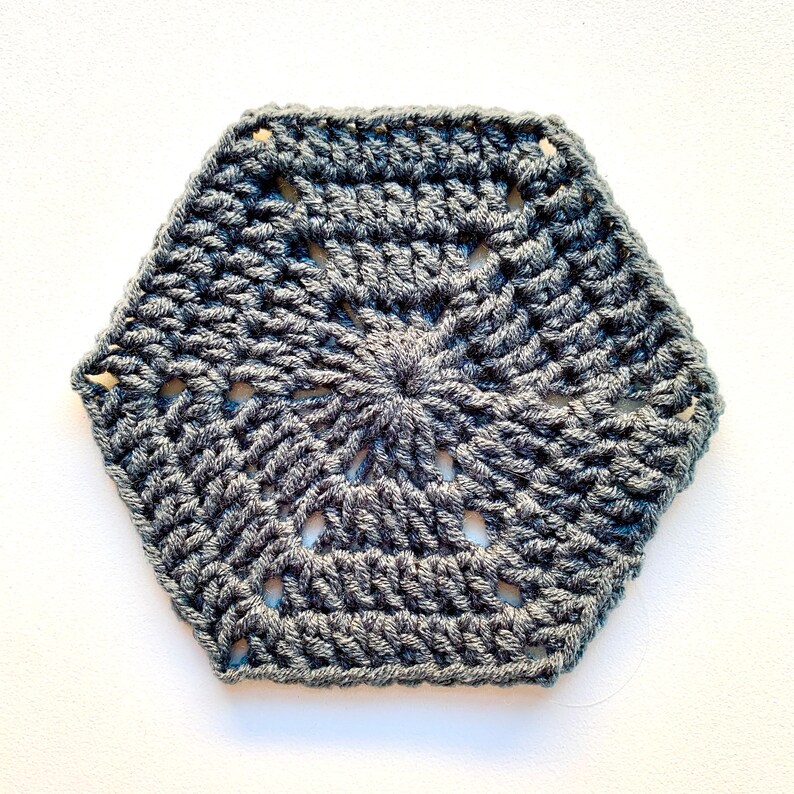 Crochet Hexagon Pattern Crochet Pattern Learn to Crochet Basic Hexagon ...