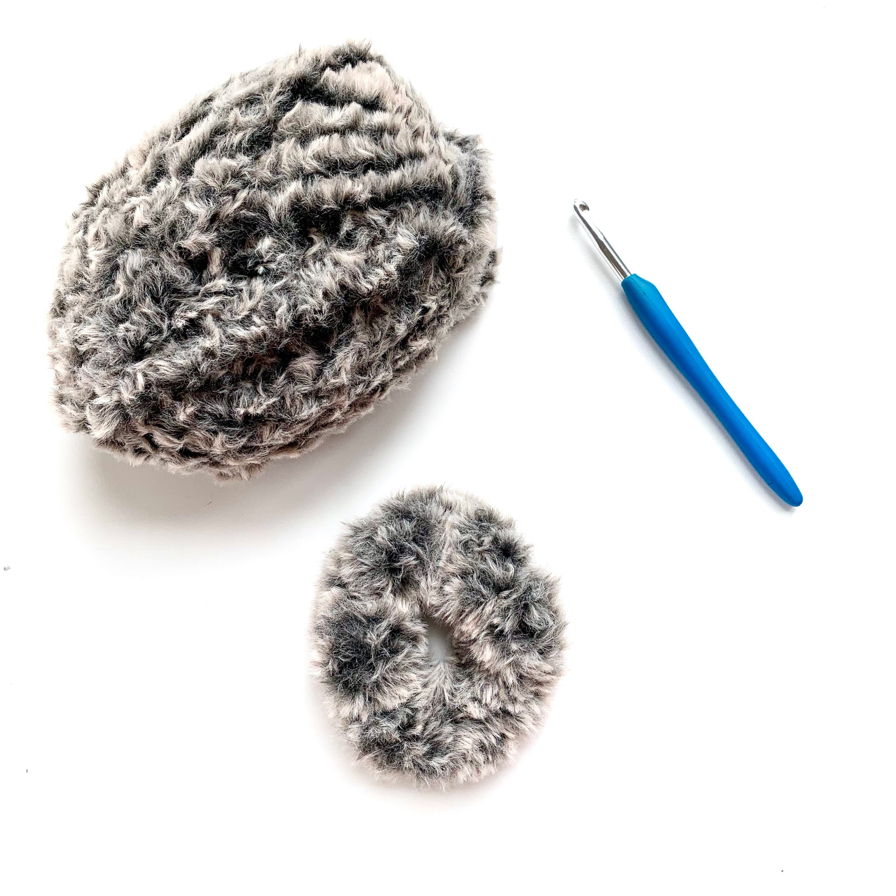 Crochet Fluffy Scrunchie Pattern Crochet Pattern Learn to - Etsy