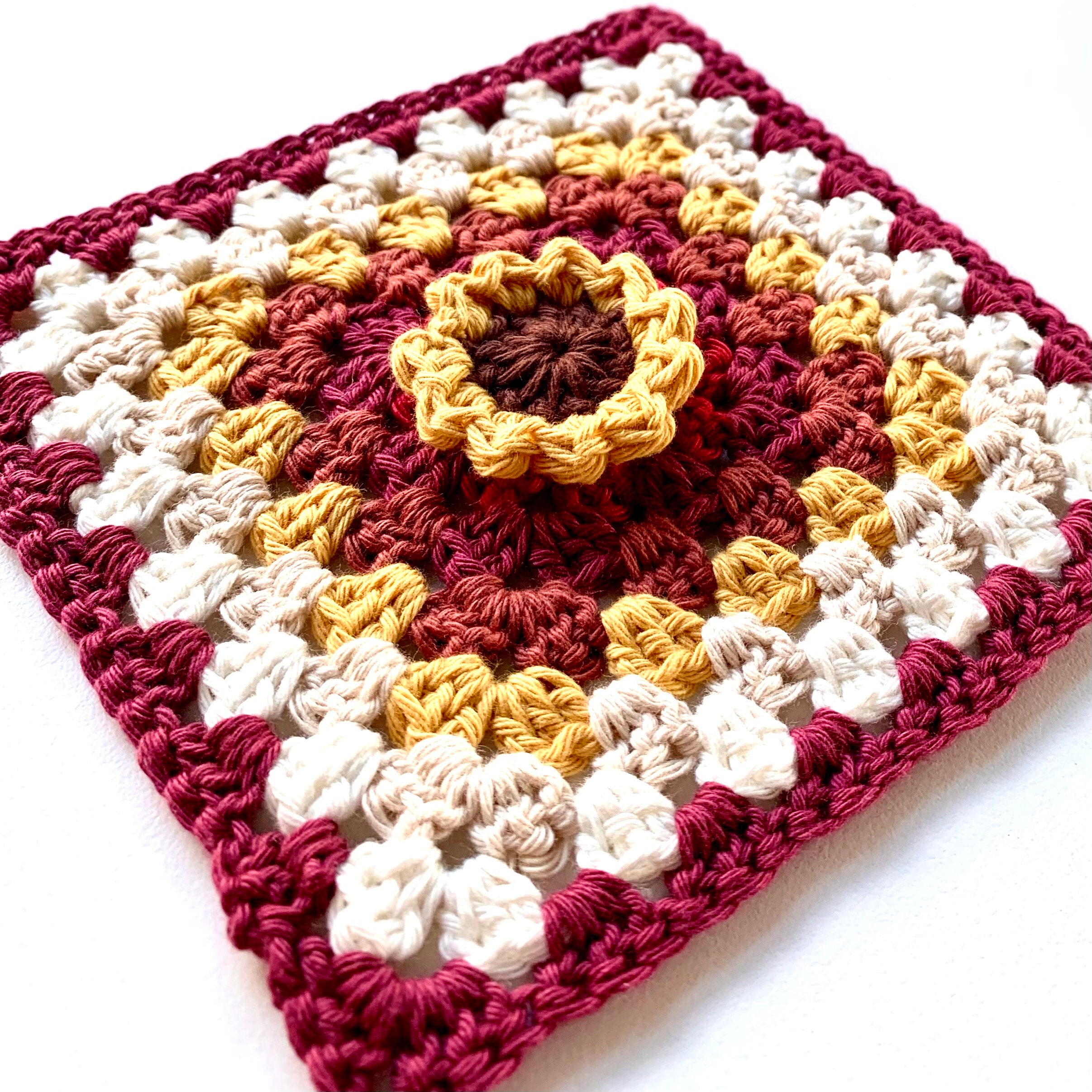 Fall Crochet Granny Square Pattern | Crochet Patterns | Learn to ...