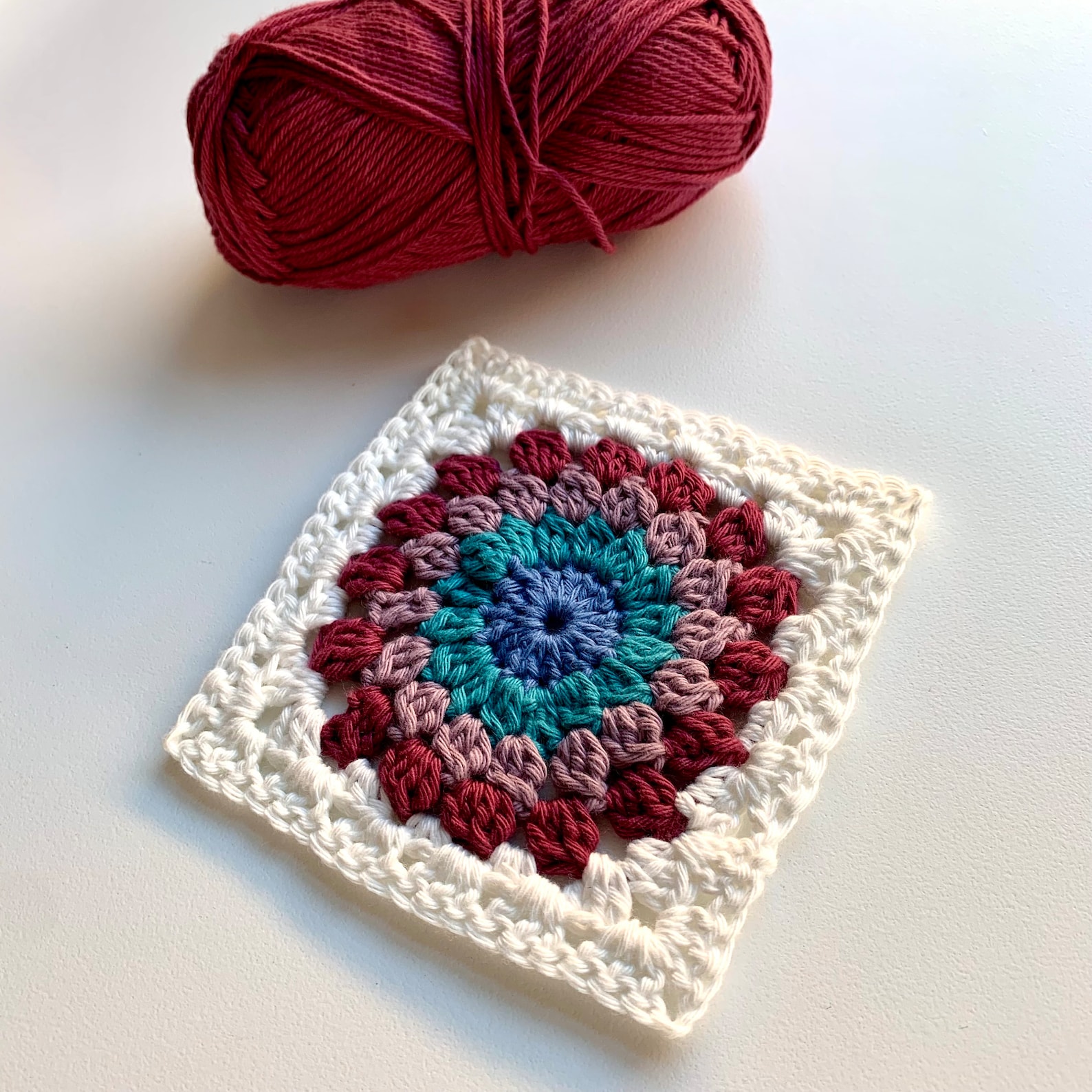 Crochet Mandala Granny Square Crochet Patterns Learn to Crochet Mandala ...