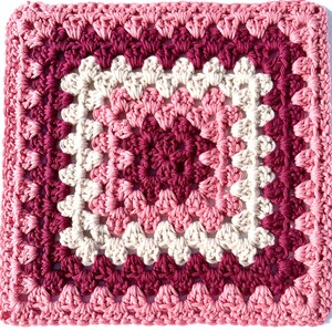 Red Granny Square Crochet Pattern | Easy Crochet Pattern | Crochet ...