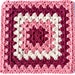 Red Granny Square Crochet Pattern Easy Crochet Pattern Crochet Square ...