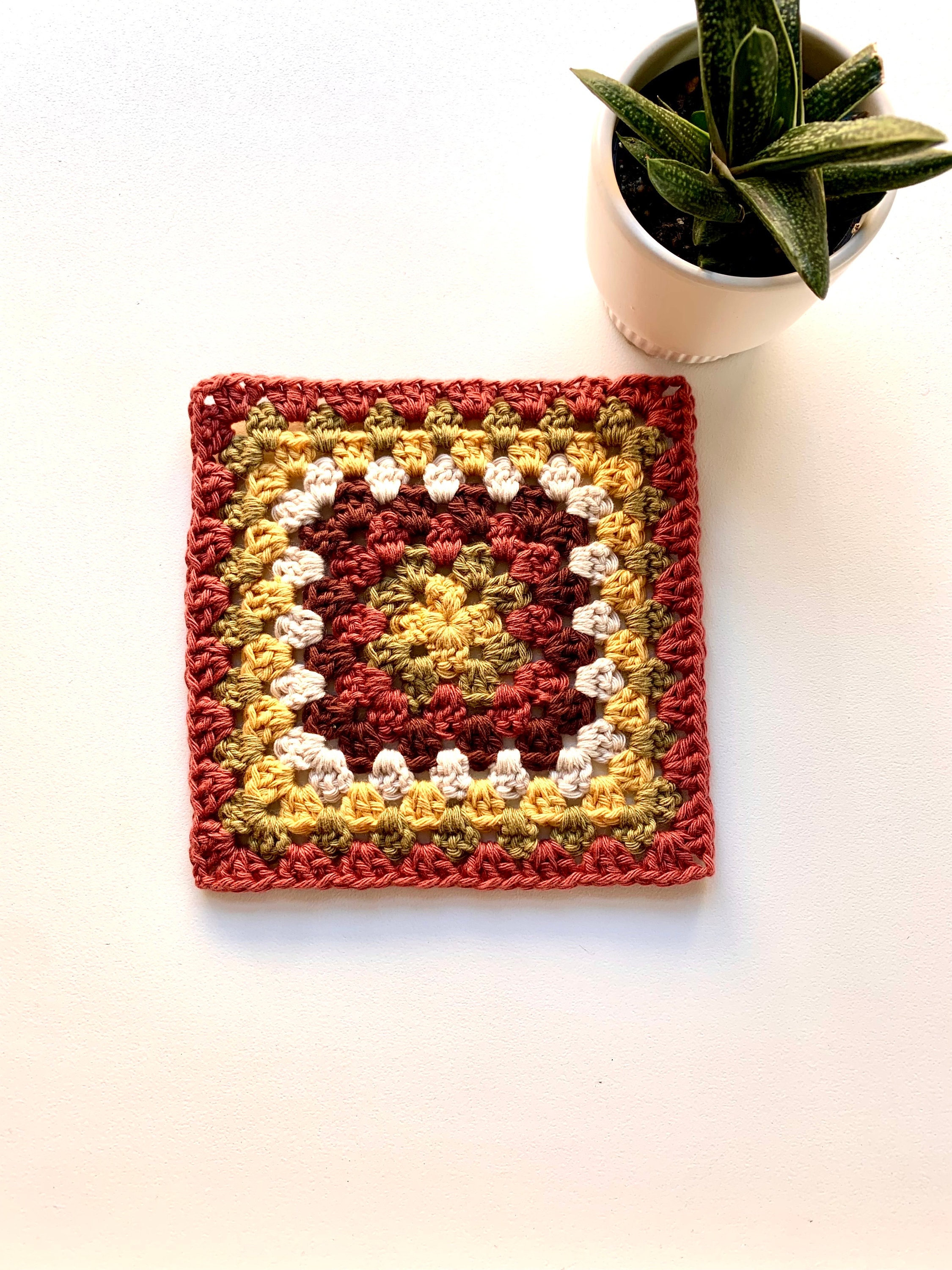 Fall Crochet Granny Square Pattern | Crochet Pattern | Learn to Crochet ...