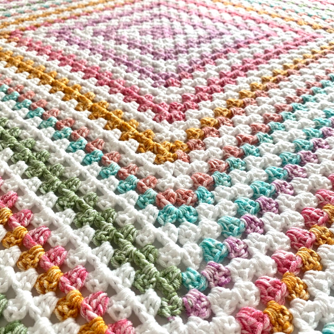 Pink Crochet Easy Blanket Pattern | Crochet Pattern | Learn to Crochet ...