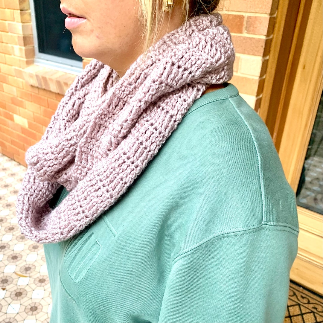 Pink Crochet Scarf Pattern | Easy Crochet Pattern | Learn to Crochet ...