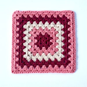 Red Granny Square Crochet Pattern | Easy Crochet Pattern | Crochet ...