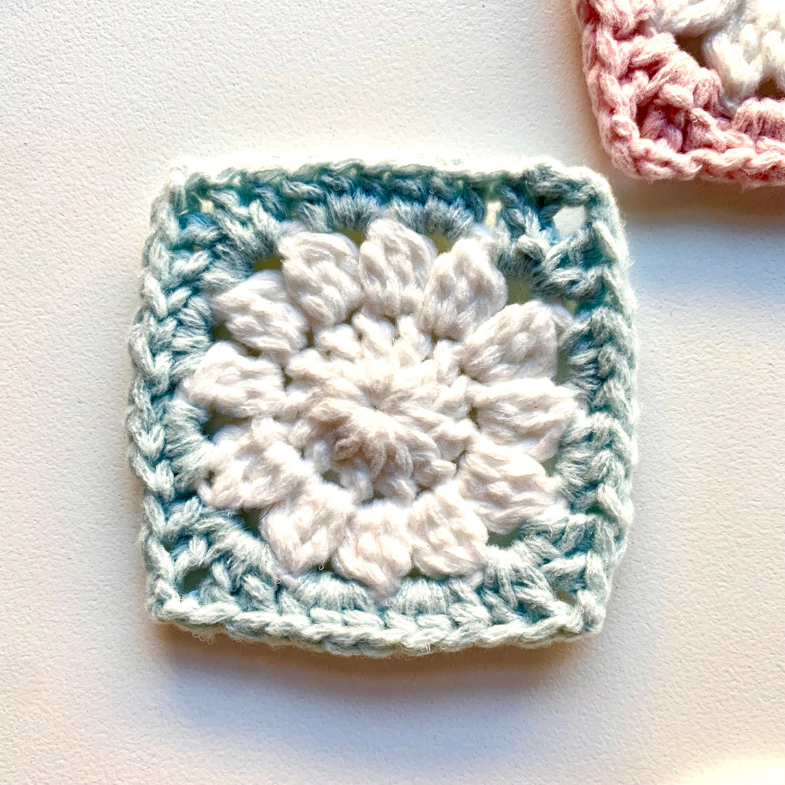 Tiny Crochet Flower Pattern Crochet Pattern Learn to Crochet Pink ...