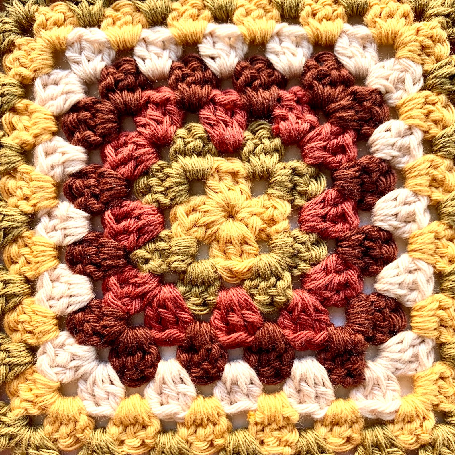 Fall Crochet Granny Square Pattern Crochet Pattern Learn to Crochet ...