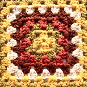 Fall Crochet Granny Square Pattern | Crochet Pattern | Learn to Crochet ...