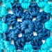 Blue Granny Square Pattern | Beginner Crochet Patterns | Ocean Blue ...