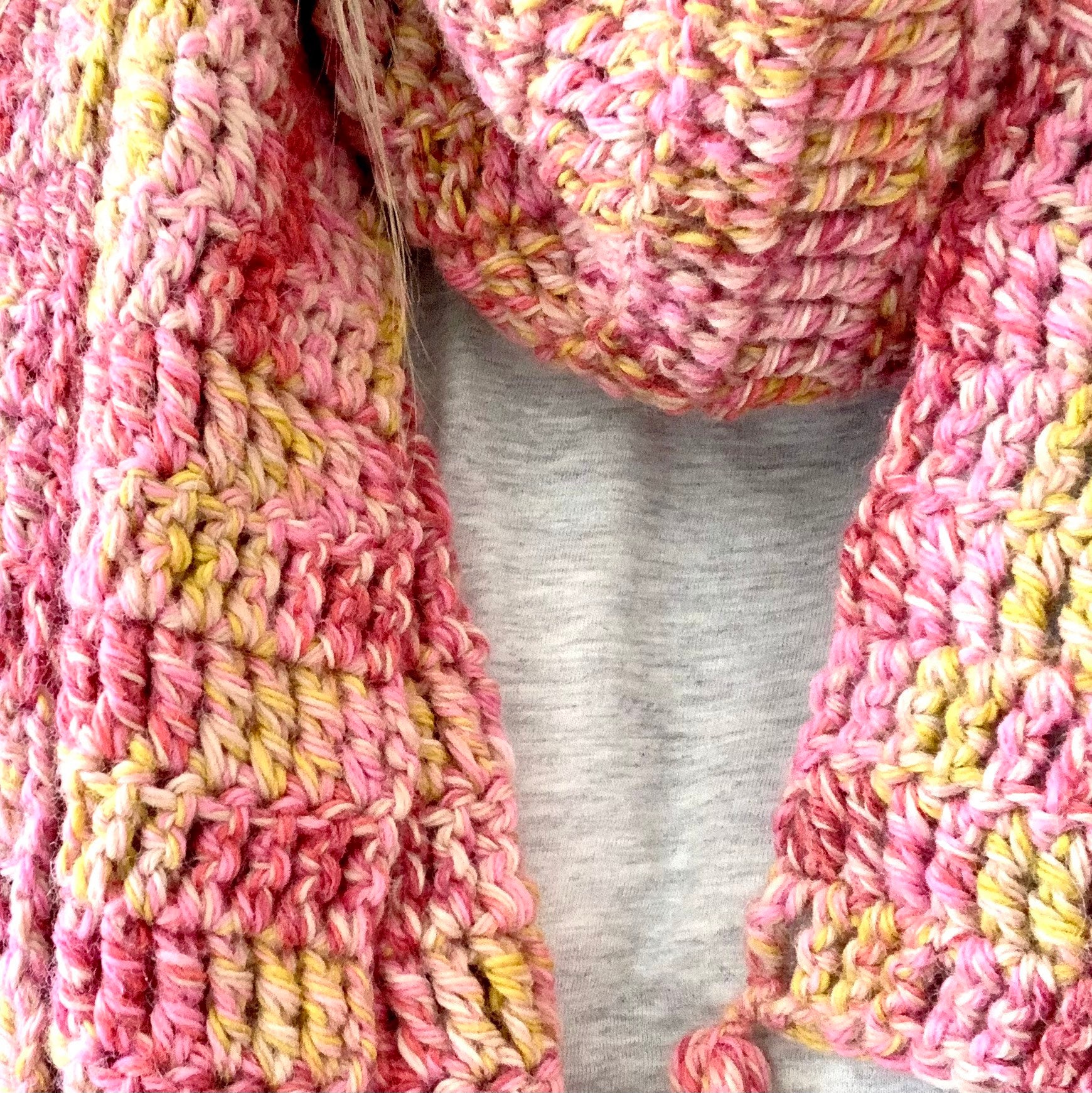 Pink Crochet Scarf Pattern Easy Crochet Patterns Learn to Crochet Scarf ...