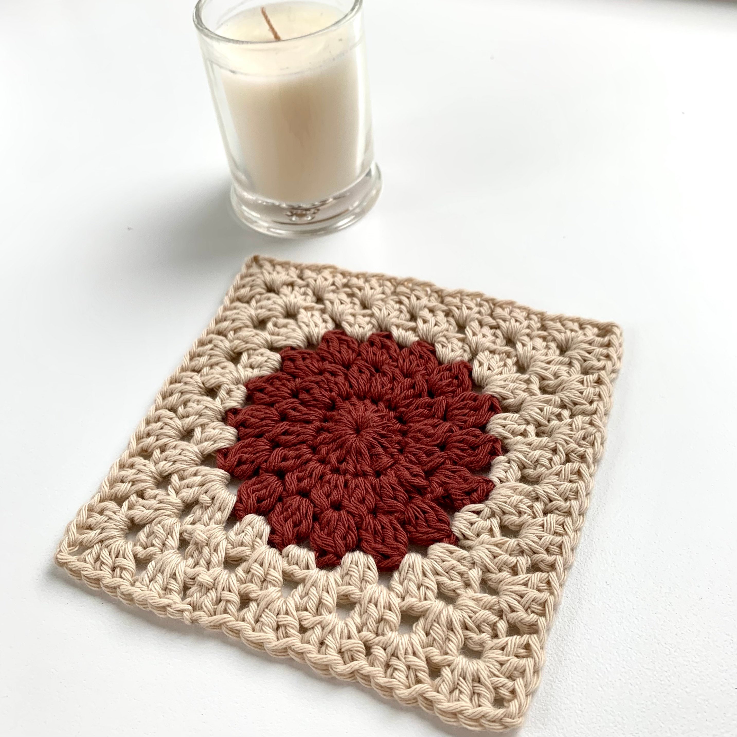 Flower Crochet Square Pattern Crochet Pattern Learn to Crochet Granny ...