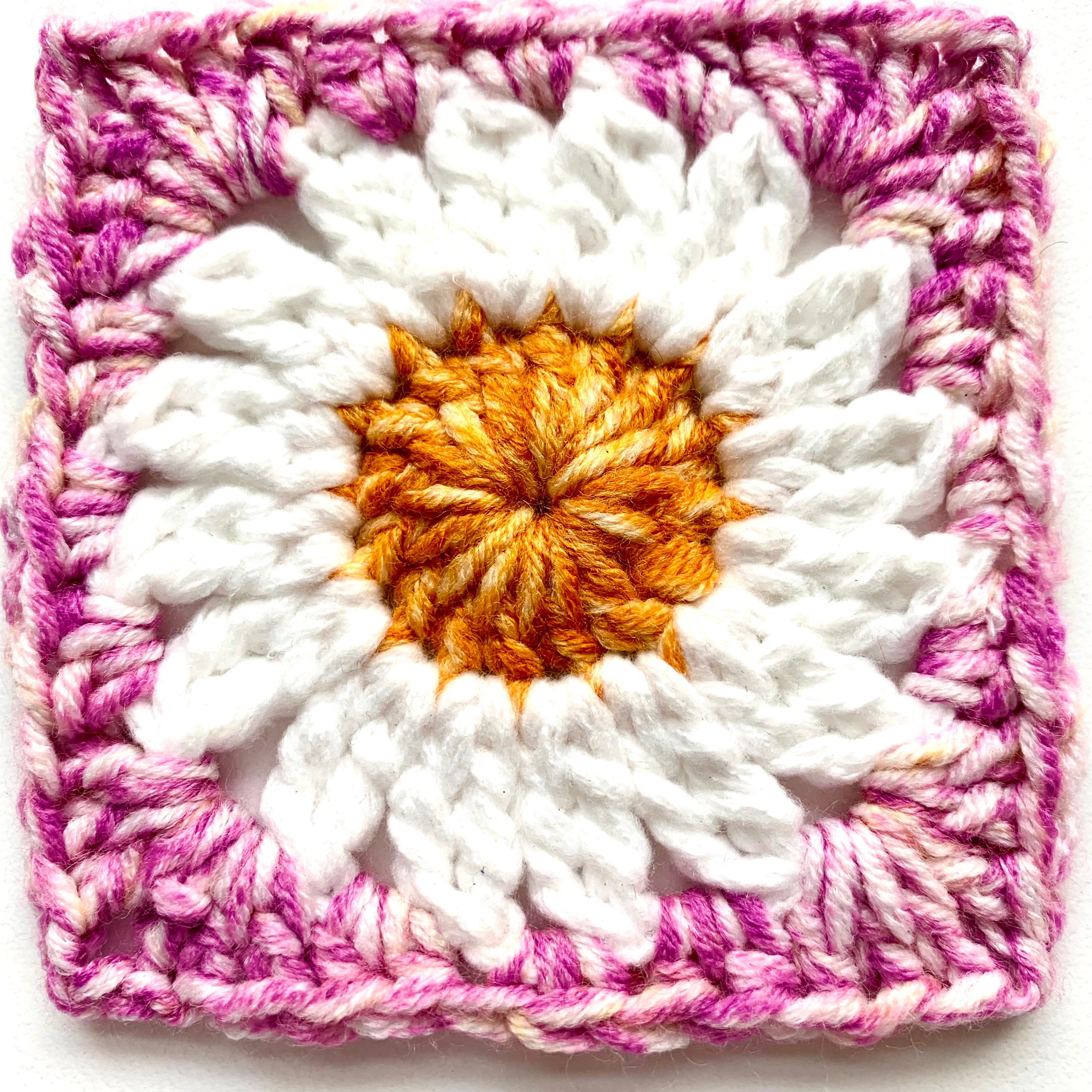 Lavender Granny Squares Crochet Pattern | Crochet Patterns | Flower ...