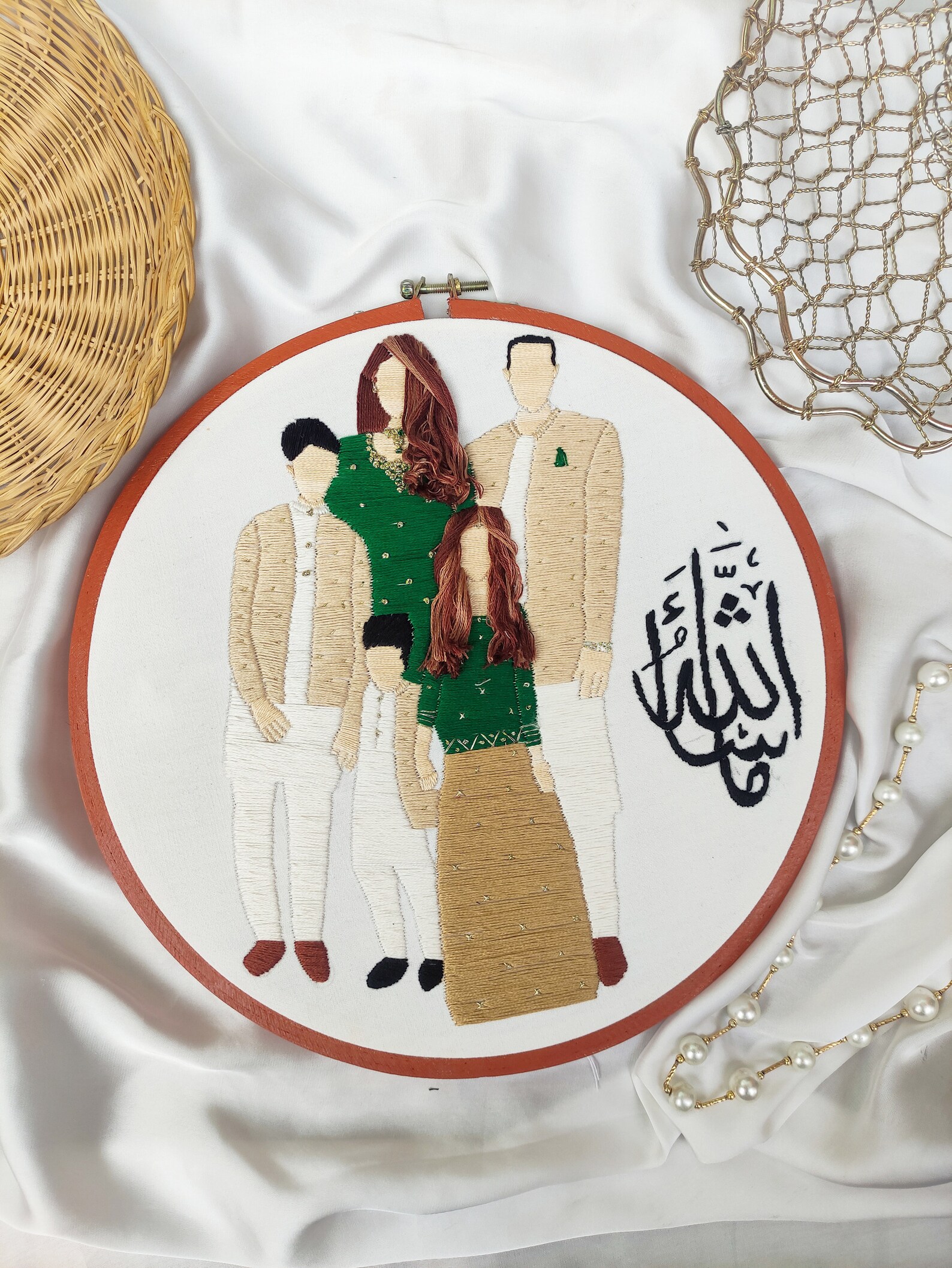Custom Couple Portrait embroidered Couple Hoop Custom - Etsy