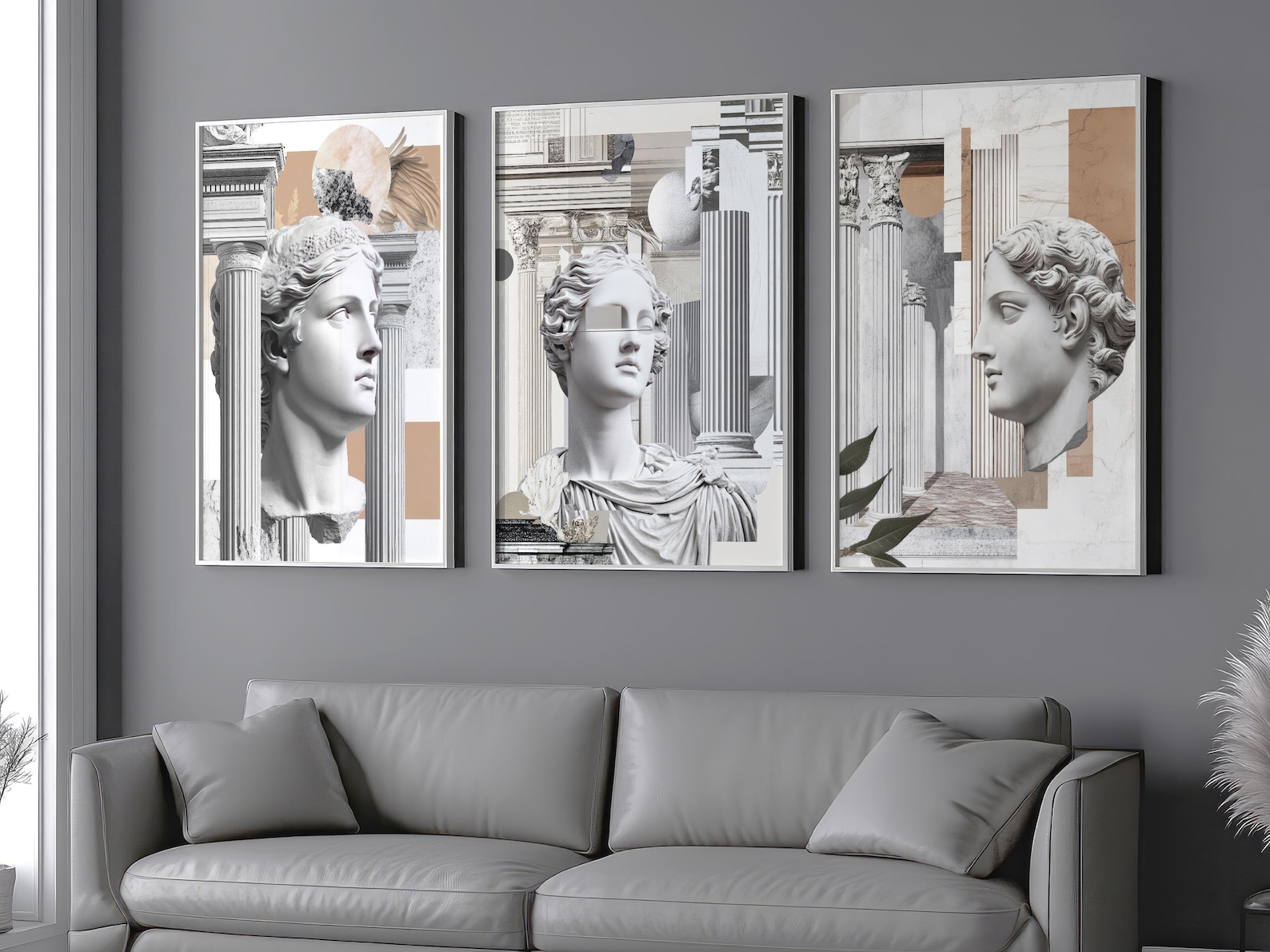 Set of Three Greek Style Wall Posters - Etsy