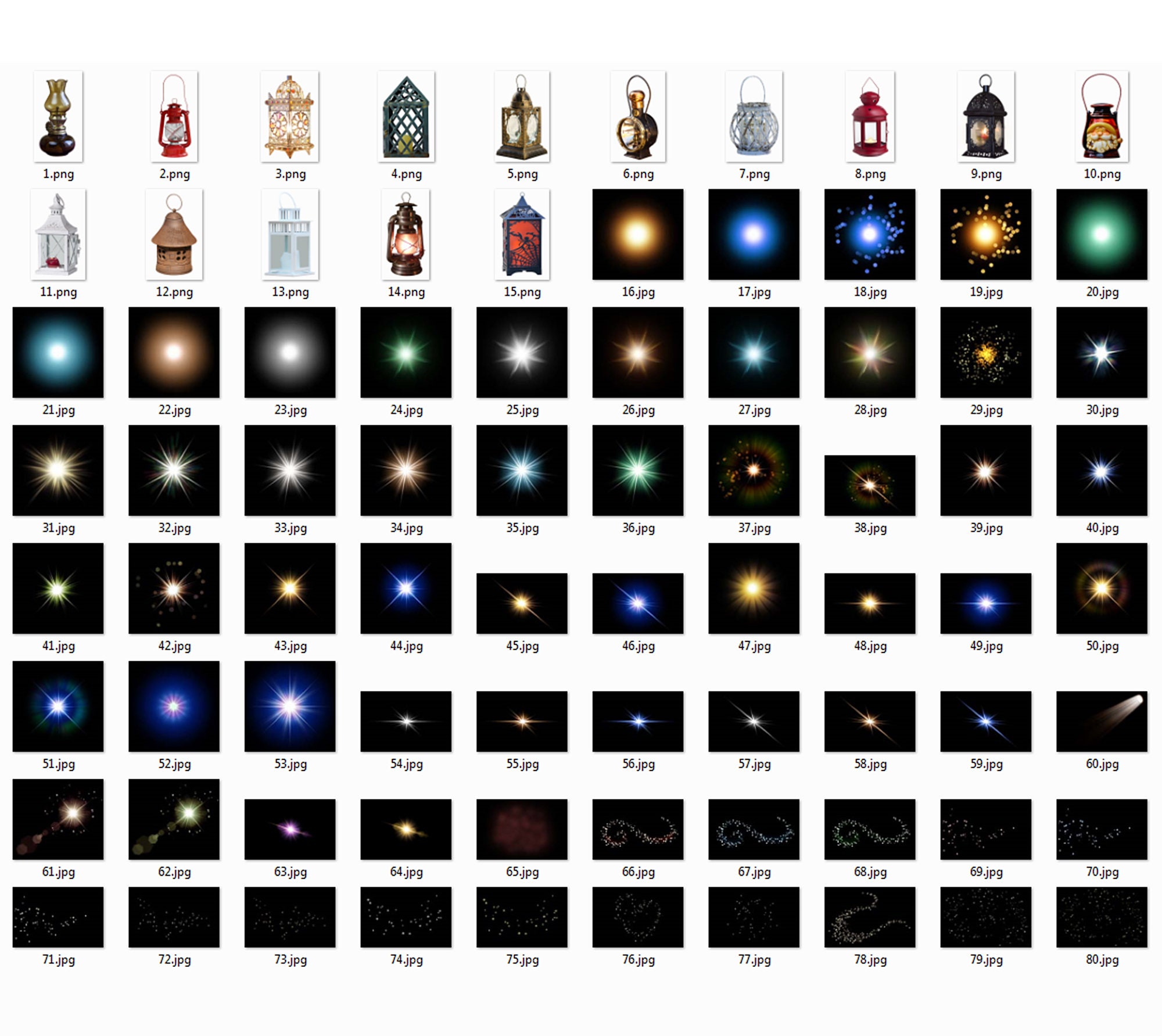 65 Lamp Light Overlays, Lantern Photo Overlays, Lantern Light Overlays ...