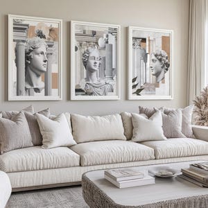 Set of Three Greek Style Wall Posters - Etsy