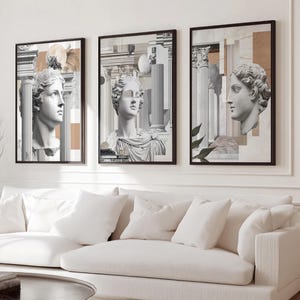 Set of Three Greek Style Wall Posters - Etsy