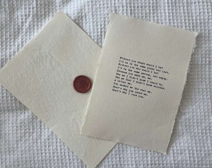 Personalised Custom Typewriter Letter With Envelope and Wax Seal ...