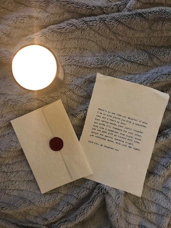 Personalised Custom Typewriter Letter With Envelope and Wax - Etsy