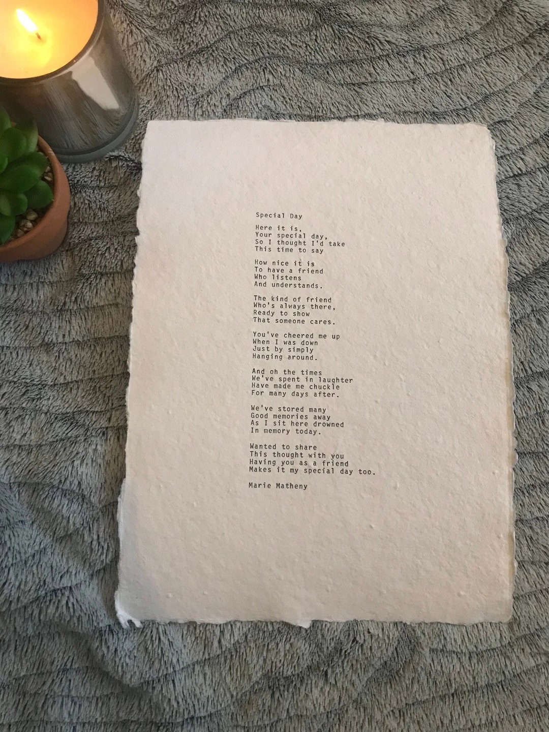 A4 Custom Typewriter Print Handmade Late 20th Century Typewriter ...