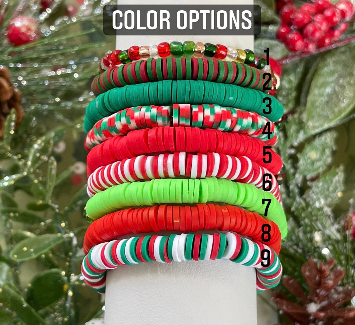 Christmas Bracelet Christmas Jewelry Holiday Bracelet - Etsy