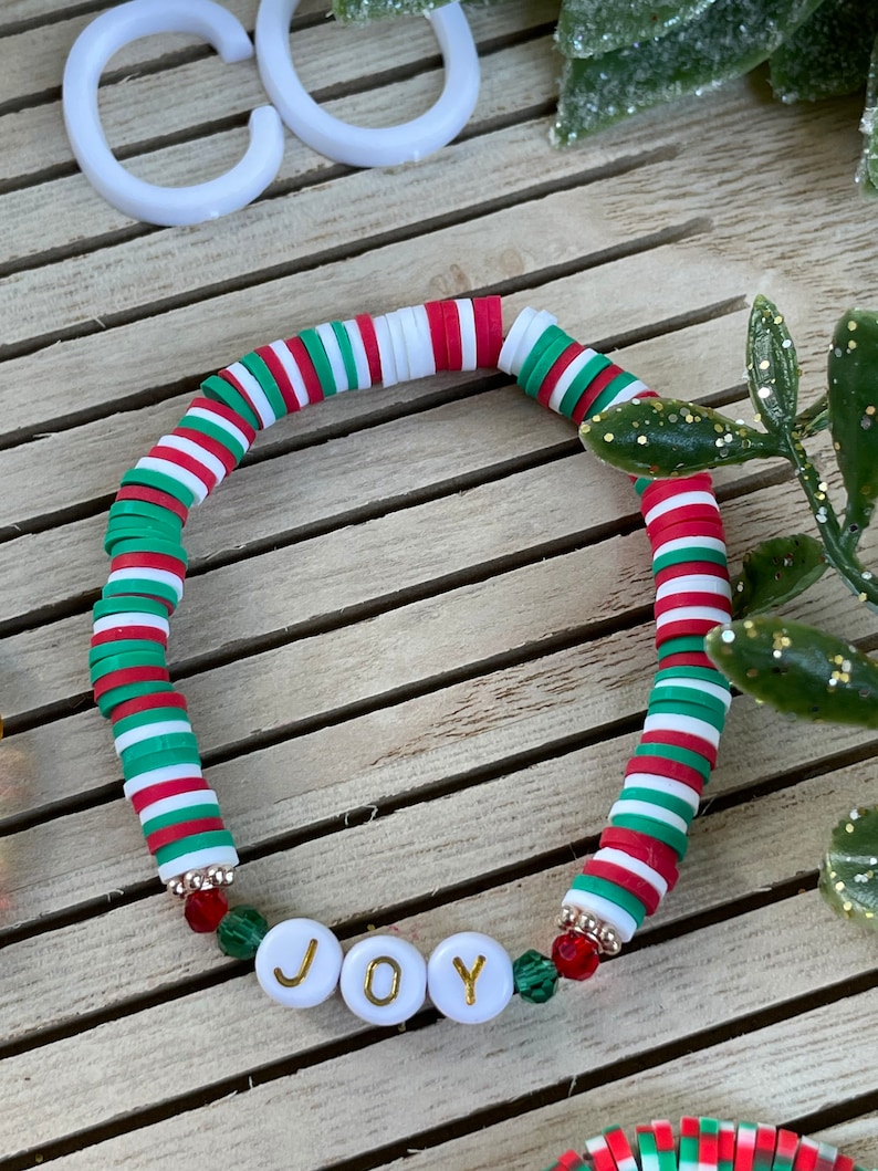 Christmas Bracelet Christmas Jewelry Holiday Bracelet - Etsy