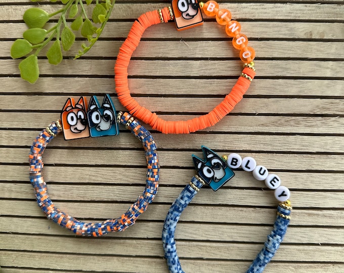 Bluey Bracelet | Bluey| Bingo | Bluey Party| Bluey Jewlery| Bluey ...
