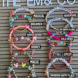Disney Inspired Bracelets | Disney World Inspired | Disney Vacation ...
