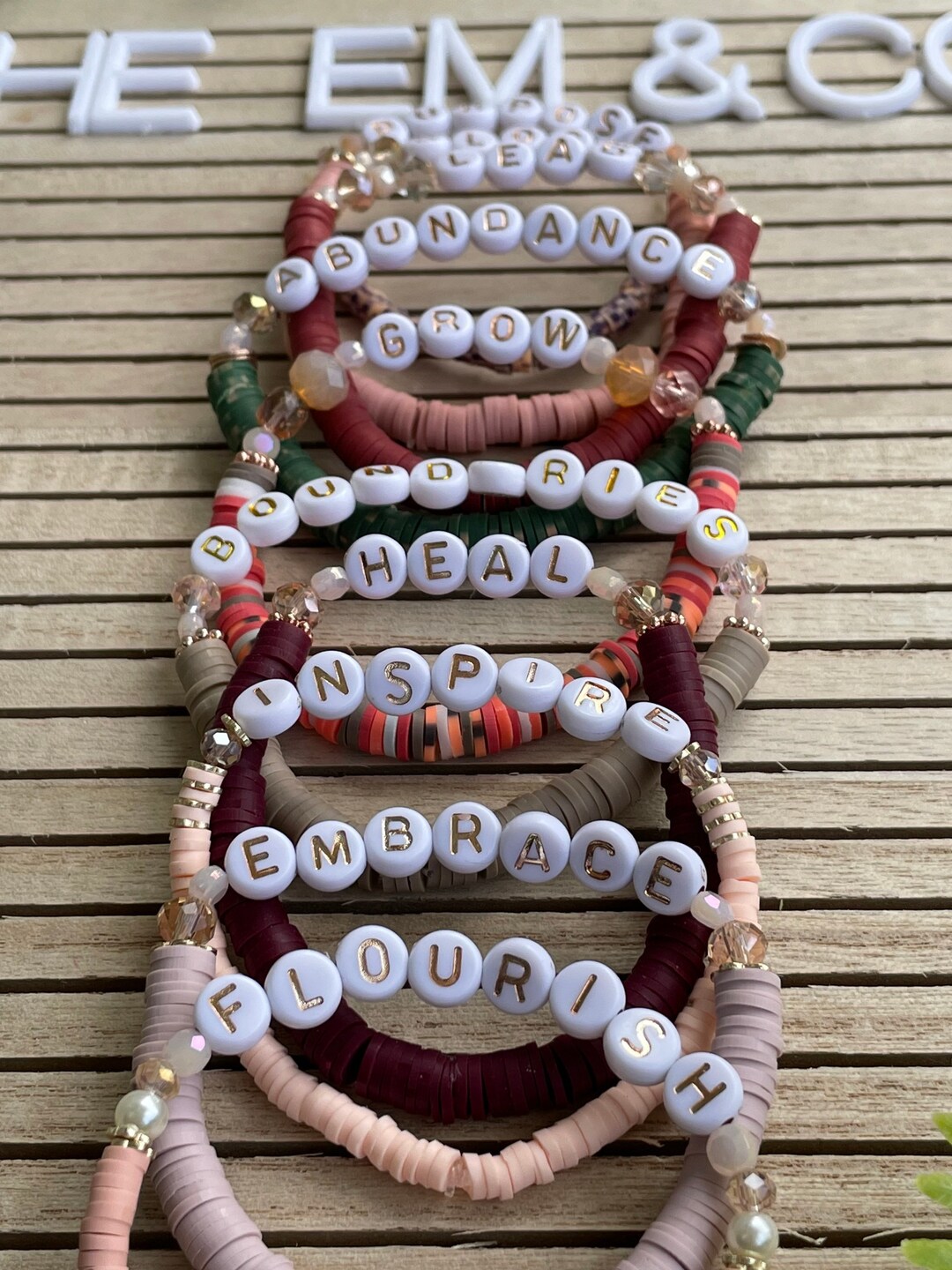 Word of the Year | New Years Bracelet | 2022 Bracelet | New Years ...