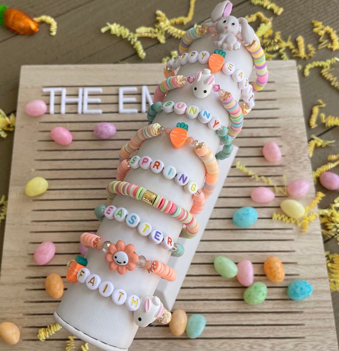 Easter Bracelets | Spring Bracelets | Easter Jewelry | Easter | Pastel ...