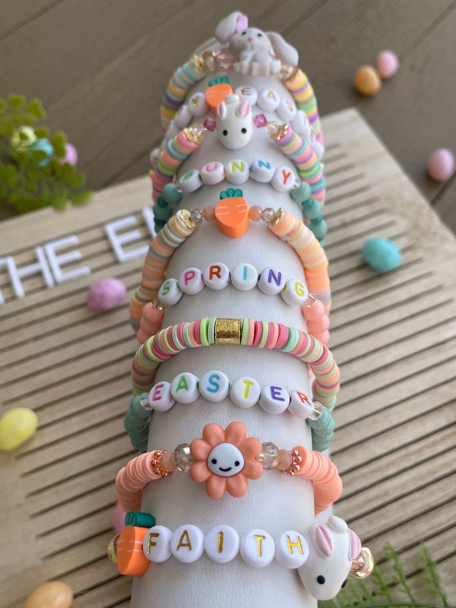 Easter Bracelets Spring Bracelets Easter Jewelry Easter Pastel ...