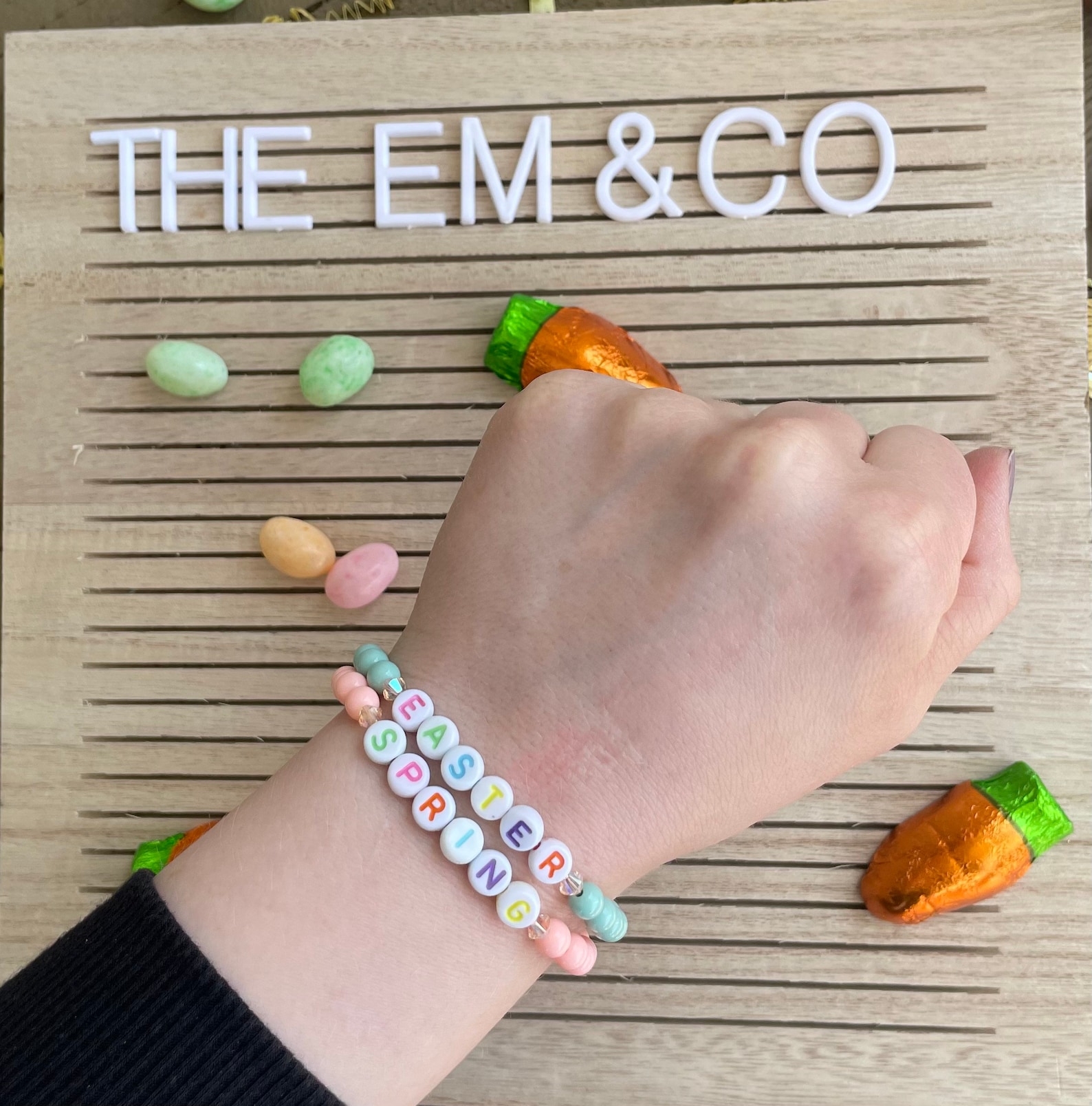 Easter Bracelets Spring Bracelets Easter Jewelry Easter Pastel ...