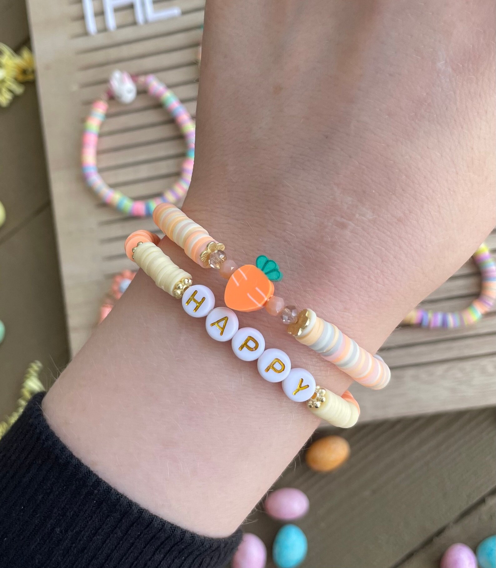 Easter Bracelets Spring Bracelets Easter Jewelry Easter Pastel ...