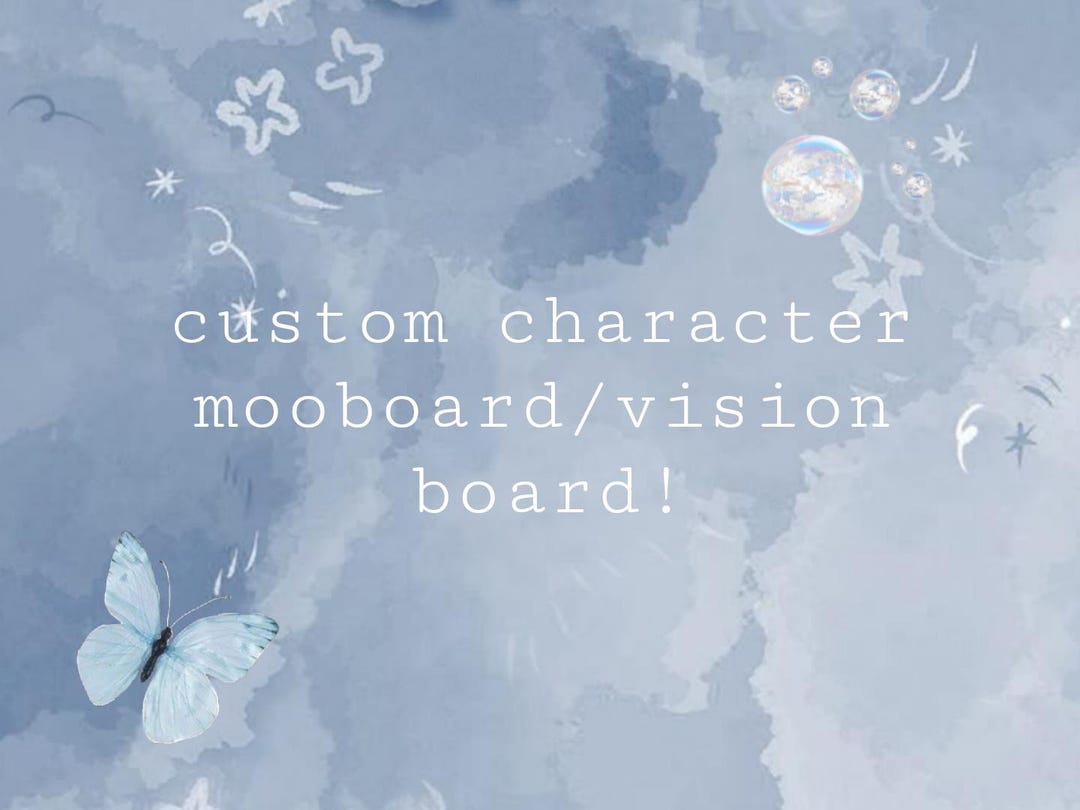 Custom Character Moodboard/vision Board! - Etsy