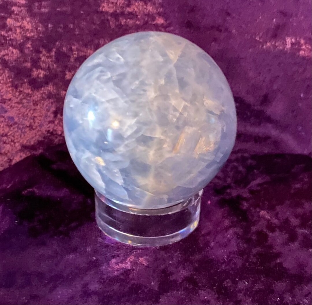 Blue Celestite Sphere - Etsy