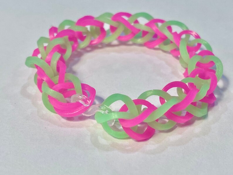 Beautiful and Fun Rubber Band Bracelets, Pre-made or Custom! - Etsy
