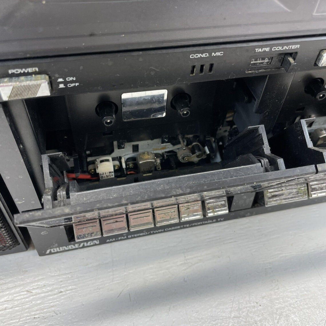 Sound Design Model 4873 Vintage Boom Box With TV Cassette Player Parts ...