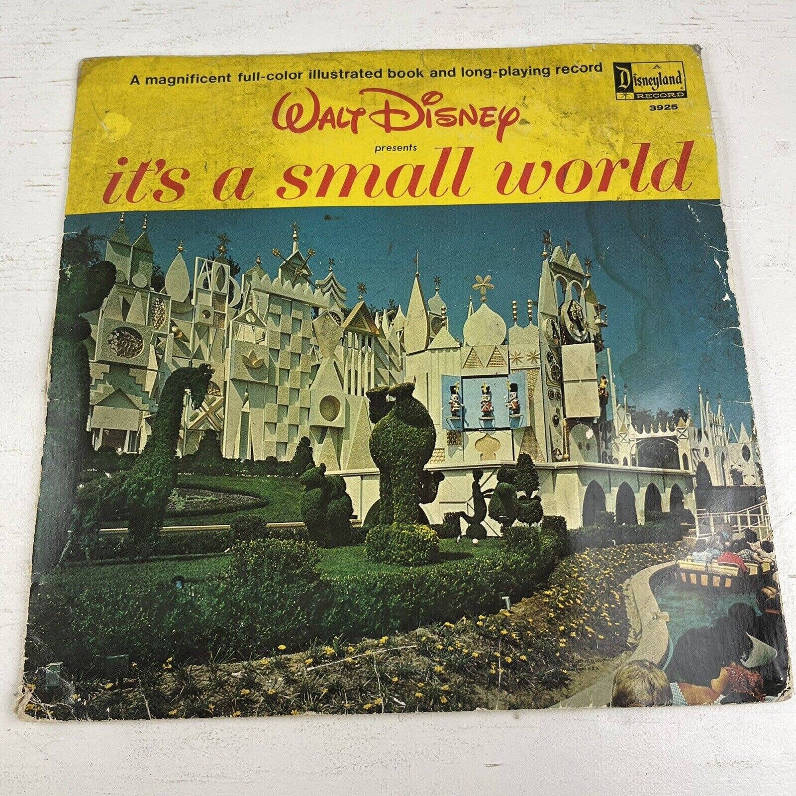 Walt Disney's It's A Small World Full Color Illustrated Book & Record ...