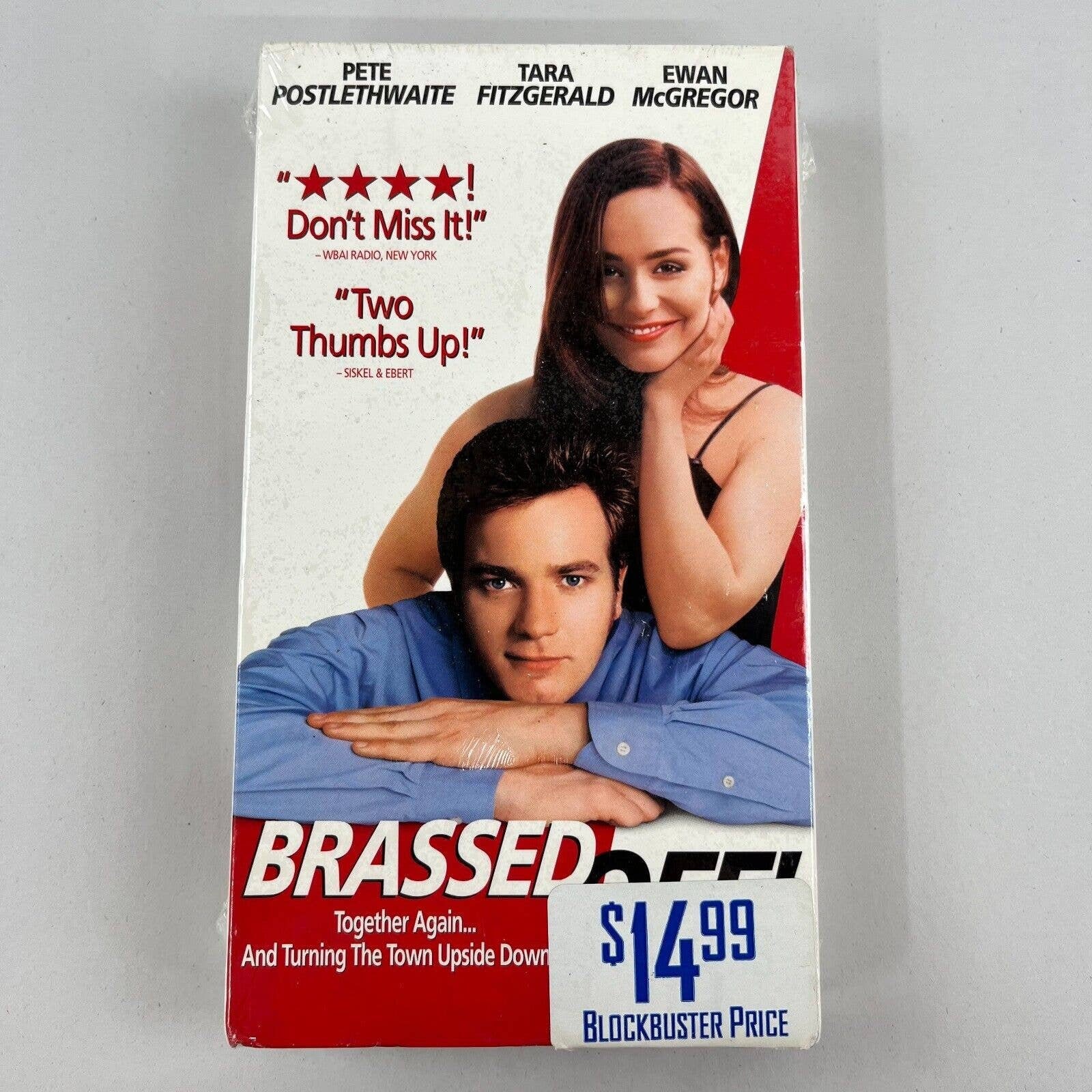 NEW Brassed off VHS VCR Tape Pete Postlethwaite Ewan Mcgregor - Etsy