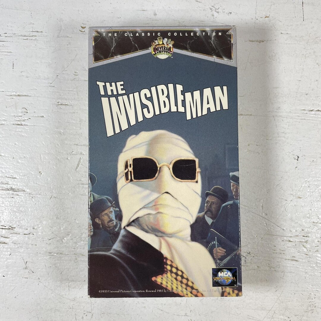 The Invisible Man (VHS, 1991) the Classic Collection, Universal ...