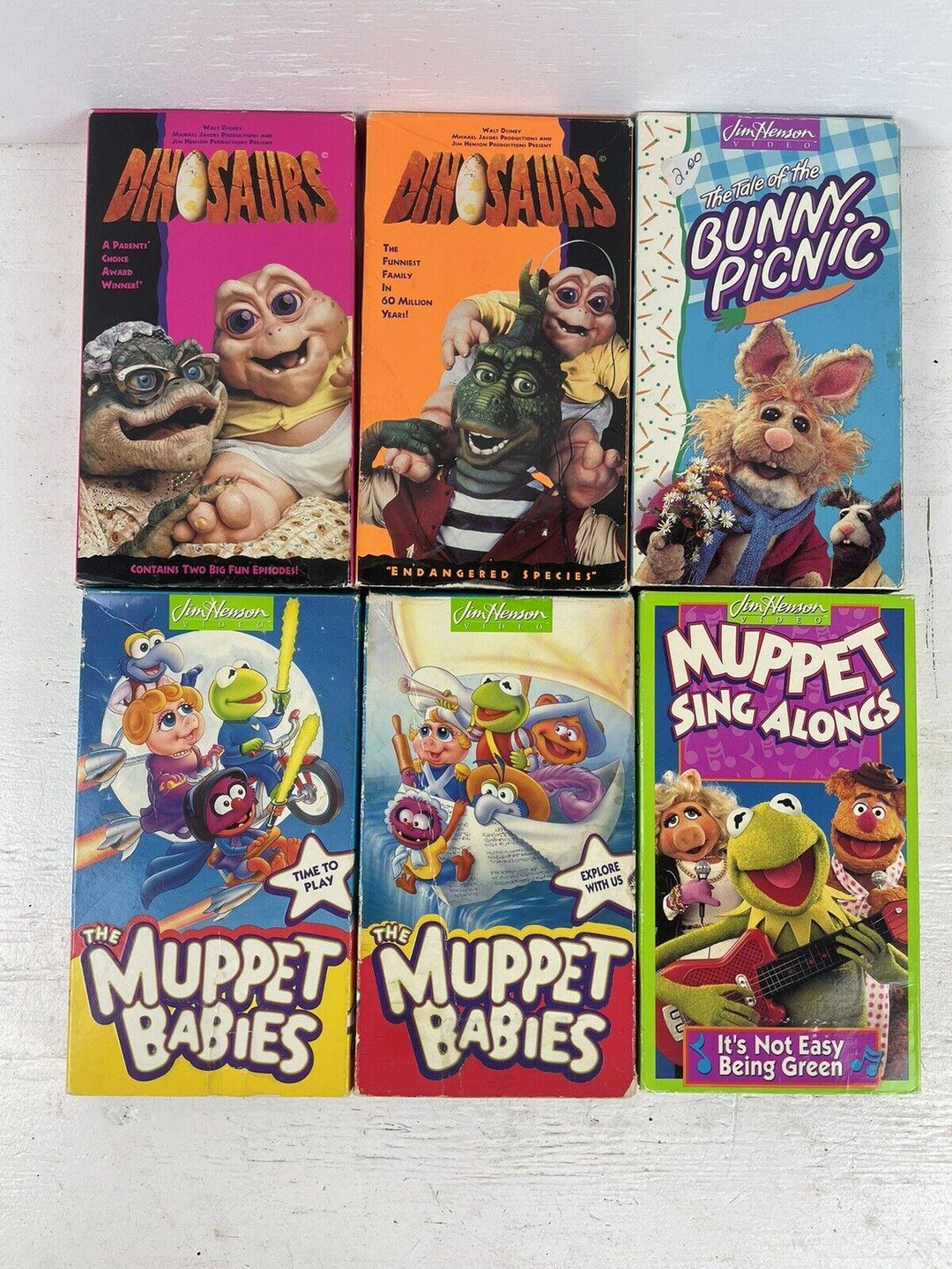 Jim Henson’s Muppets VHS Lot 6 Tapes Movies Show the Great Muppet Caper ...