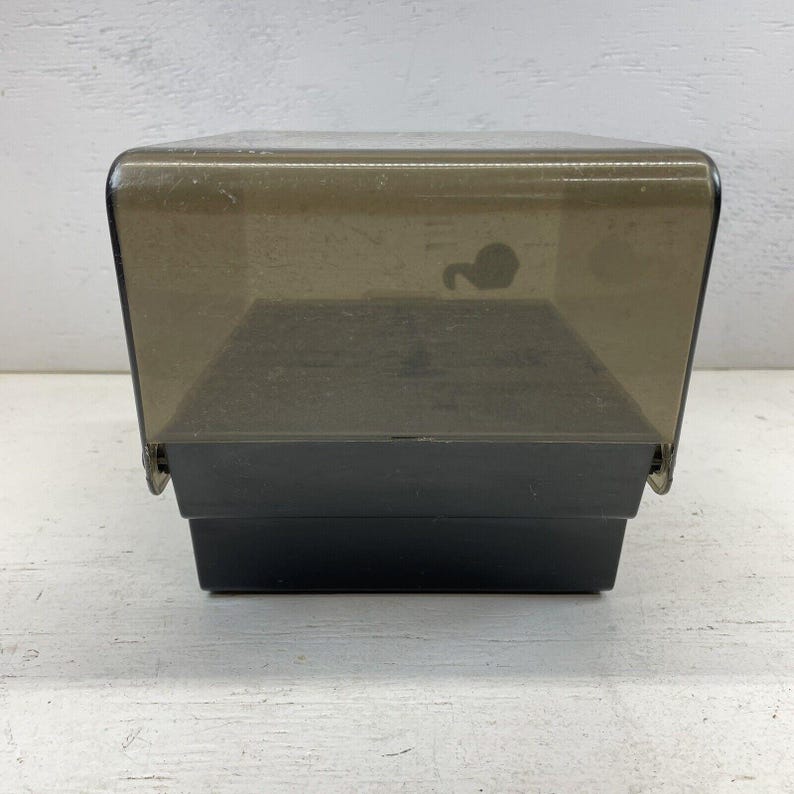 Vintage 5.25 Floppy Disk Box Storage Case W/ Lock No Keys - Etsy